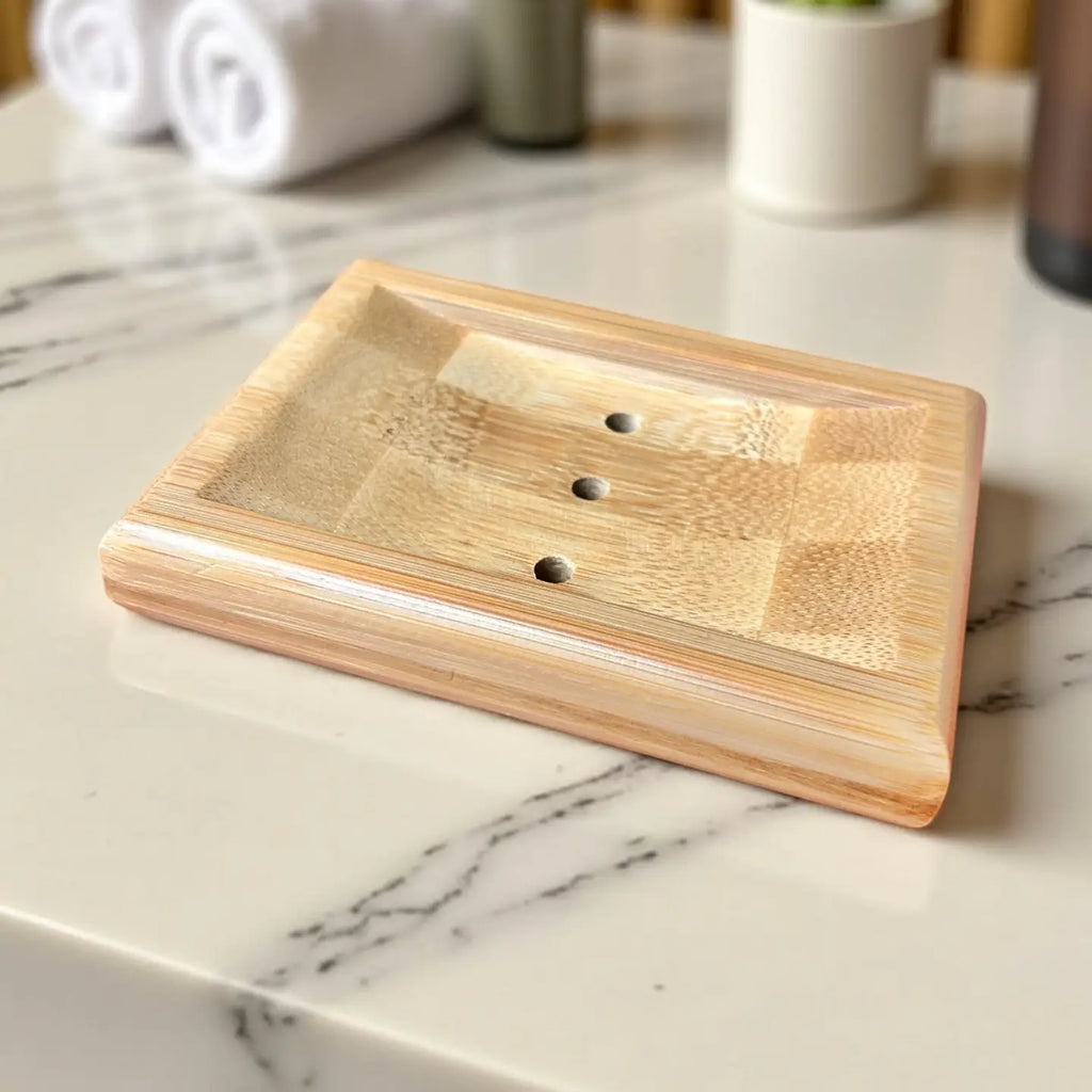 Modern Bamboo Soap Dish – Terra Shepherd Boutique & Apothecary