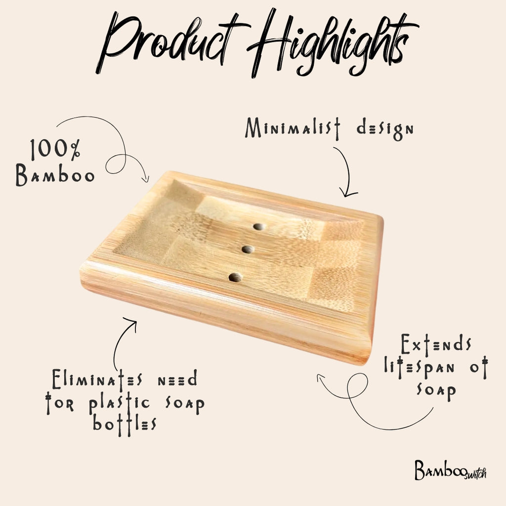 Modern Bamboo Soap Dish – Terra Shepherd Boutique & Apothecary