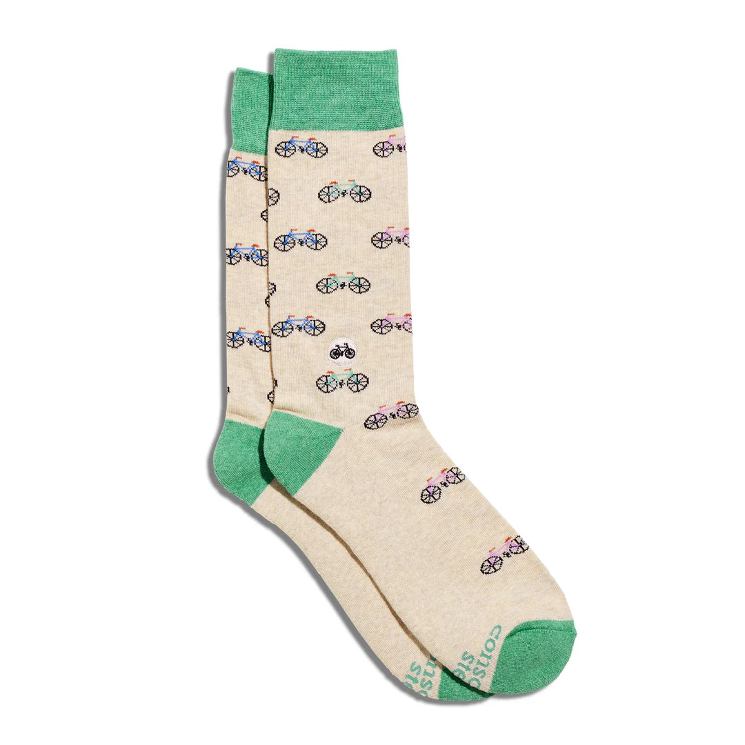 Conscious Step Organic Cotton Socks that Support Youth Sports - Beige ...