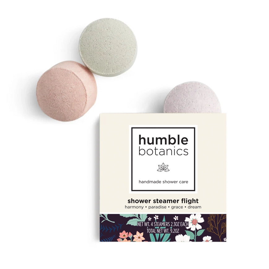 Humble Organics Handcrafted Kid-Friendly Shower Steamer Flight Set of 4 ...