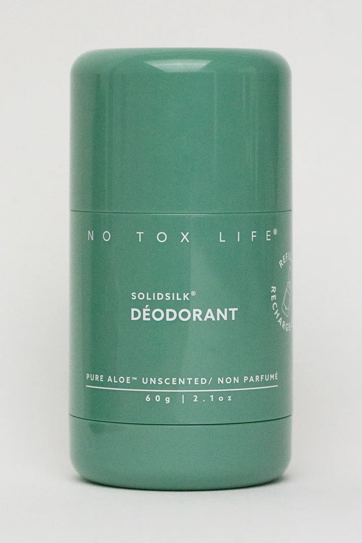 No Tox Life SOLIDSILK® Refillable Deodorant Tube - Pure Aloe/Fragrance ...