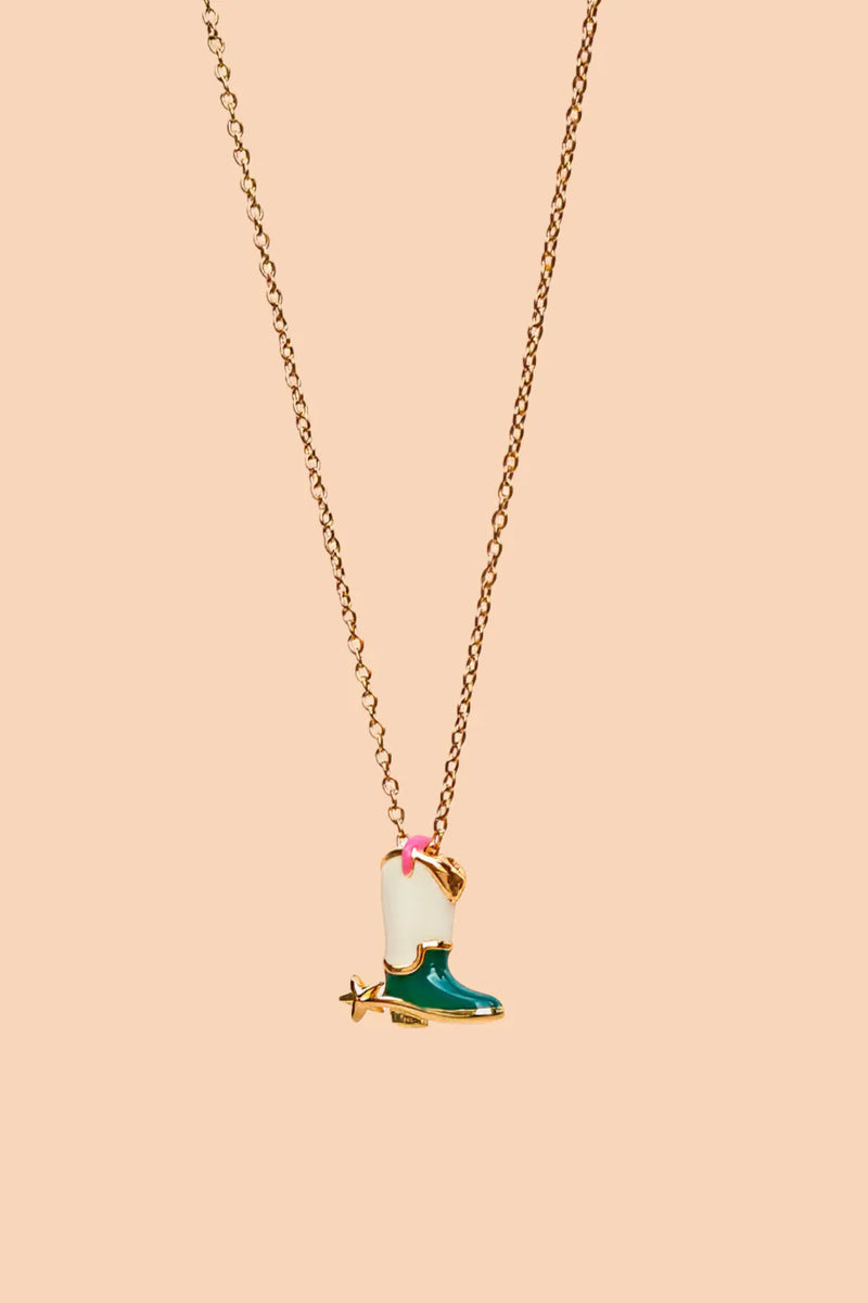 Peter + June Hand Painted Enamel Spur of the Moment Necklace – Terra ...