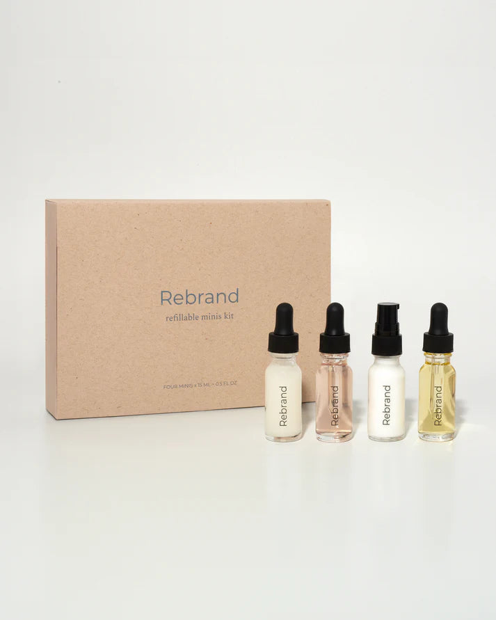 ReBrand Skincare Refillables Mini Sample Trial Kit – Terra Shepherd ...