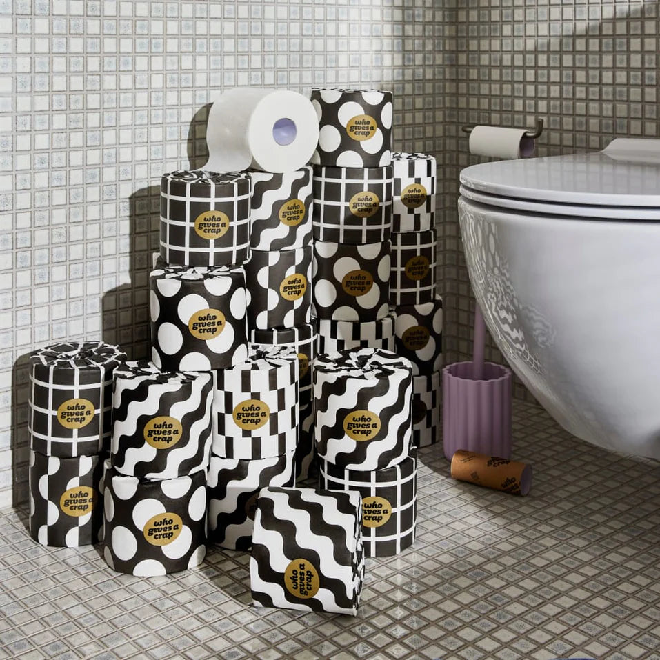 Who Gives a Crap Premium 100% Bamboo Toilet Paper Double Length Rolls ...